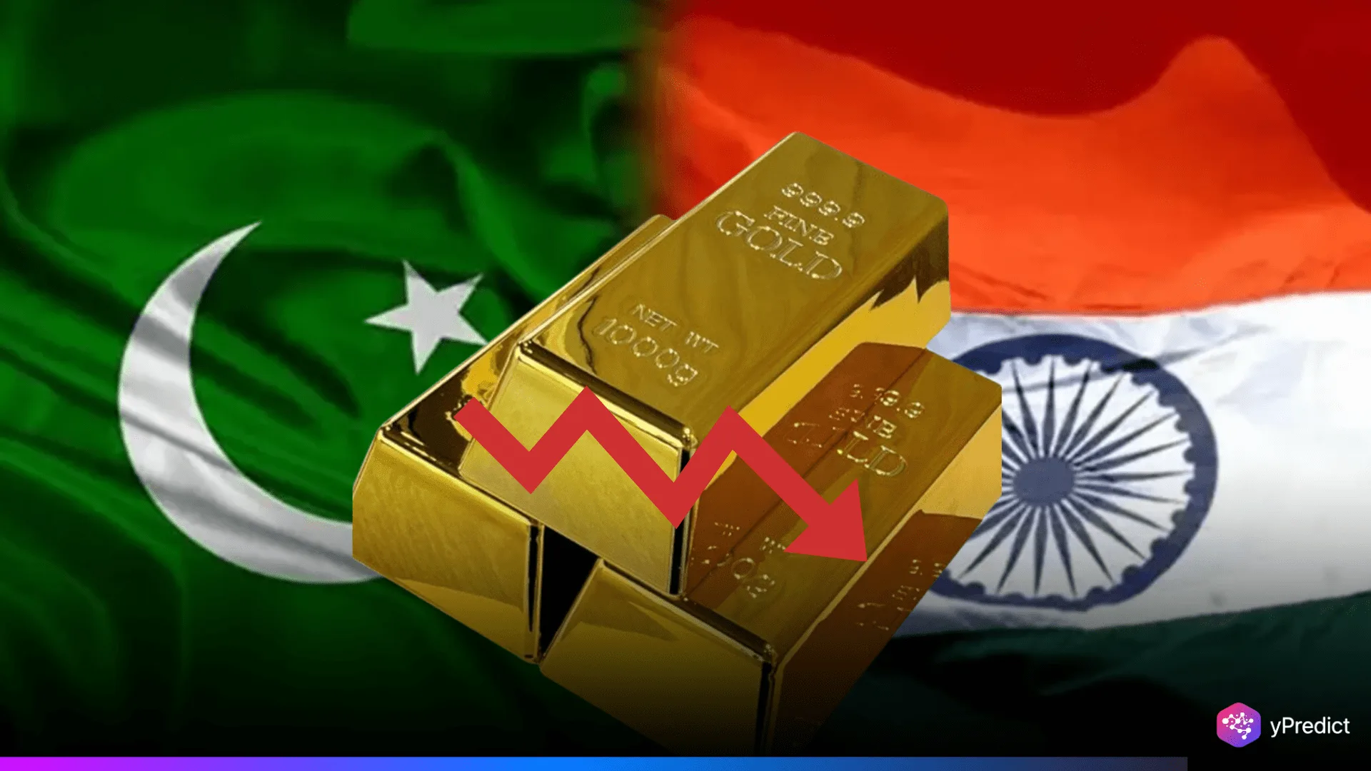 Gold Slips 1% Amid Trade Talk Optimism and Rising India-Pakistan Hostilities