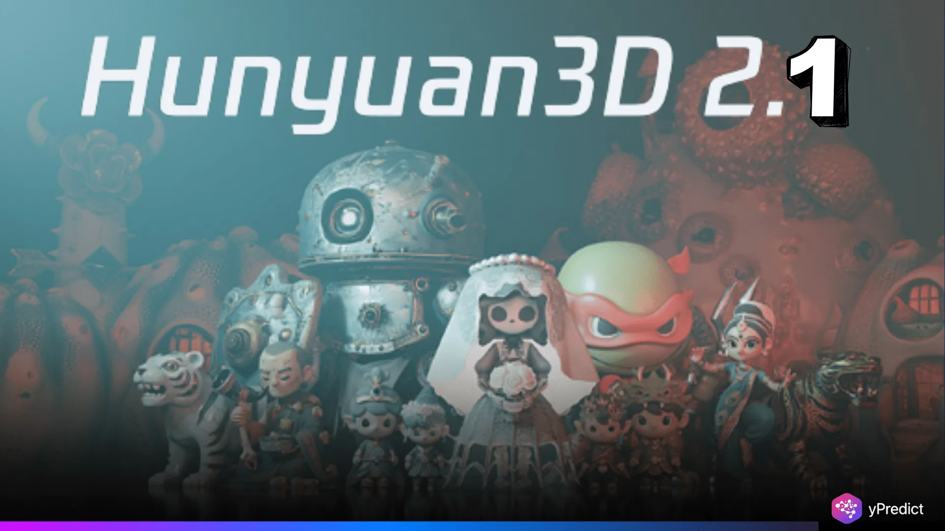 AI 3D Model Hunyuan 2.1 Sets Realism Benchmark